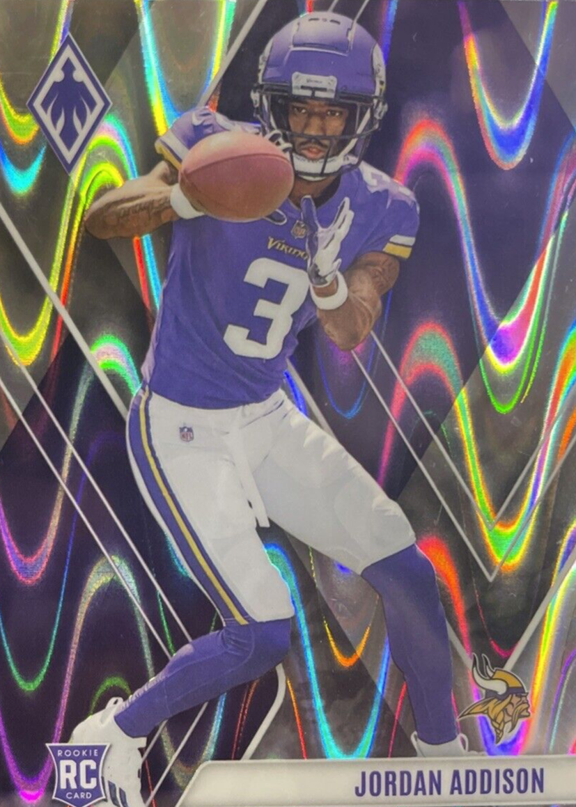 Jordan Addison 2023 Phoenix #109 Silver Seismic Price Guide - Sports ...