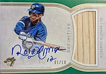Roberto Alomar 2018 Topps Definitive Collection #DCAR-RA Definitive ...
