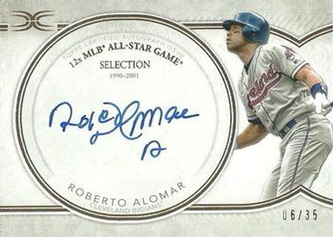 Roberto Alomar 2018 Topps Definitive Collection #DCLA-RA Legendary ...