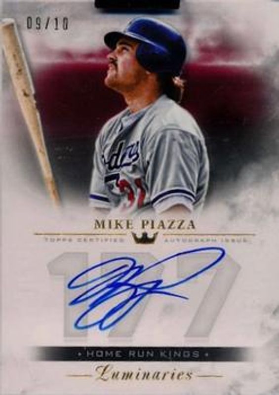 Mike Piazza 2018 Topps Luminaries #HRK-MP Home Run Kings Autographs Red ...