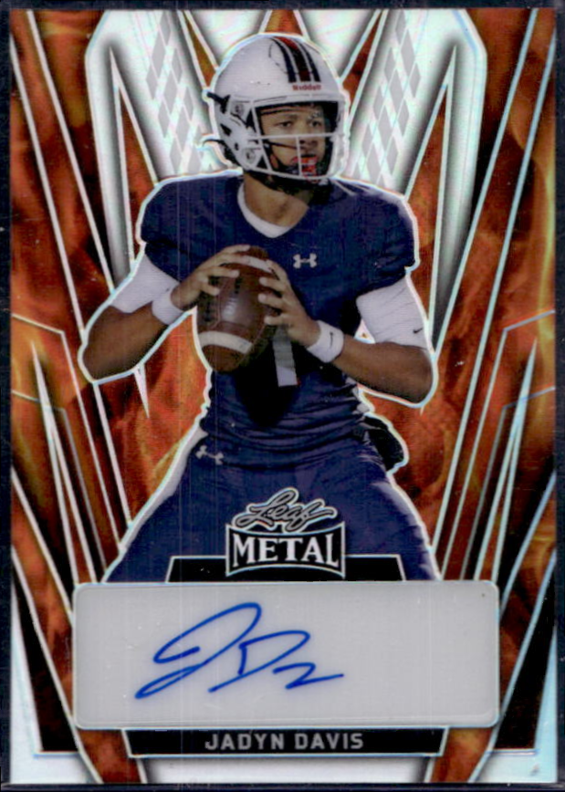 Jadyn Davis 2024 Leaf Metal #BA-JD1 Autographs Prismatic Fire /9 Price ...