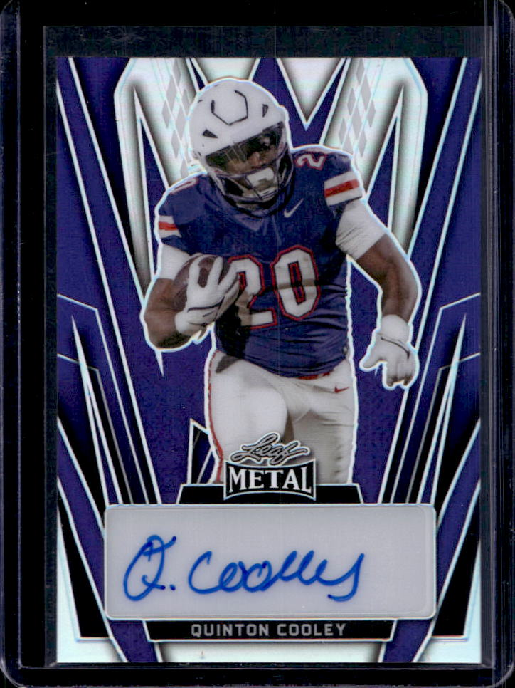 Quinton Cooley 2024 Leaf Metal #BA-QC1 Autographs - Prismatic Purple /8 ...