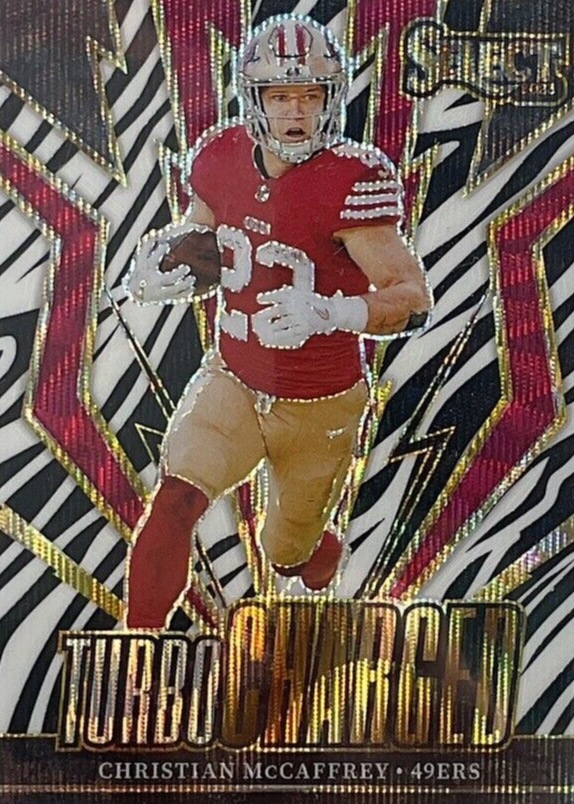 Christian McCaffrey 2023 Select #TUR-CMC Turbocharged - Zebra /(SSP ...