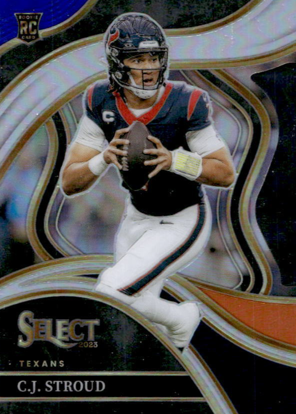 CJ Stroud 2023 Select #289 Club Level Blue & Orange Die-Cut /35 Price ...