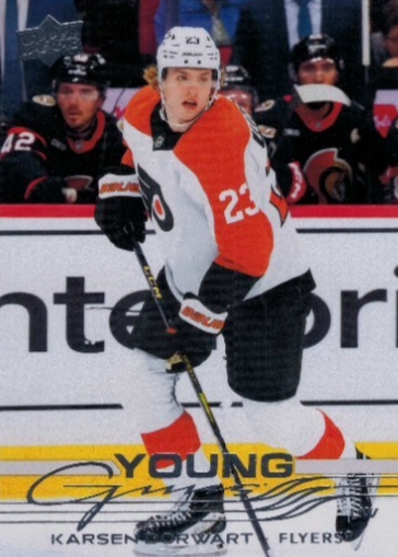 Karsen Dorwart 2025 Upper Deck #210 Young Guns Base Price Guide ...