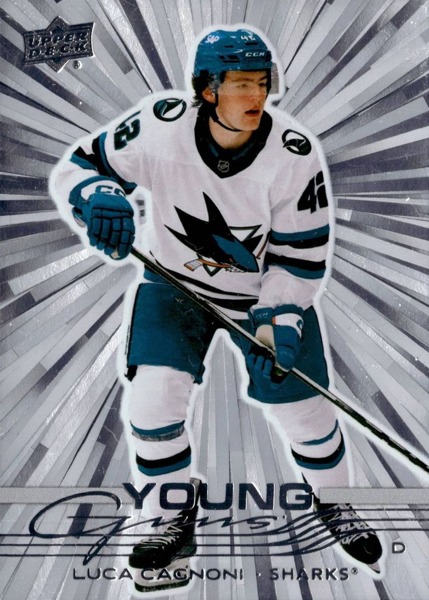 Luca Cagnoni 2025 Upper Deck #213 Young Guns - Outburst Silver Price ...
