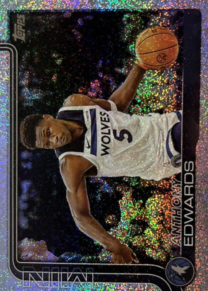 Anthony Edwards 2025 Topps #108 Sandglitter Price Guide - Sports Card ...