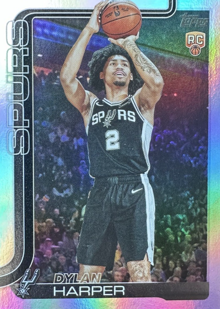 Dylan Harper 2025 Topps #202 Rainbow Foilboard Price Guide - Sports ...