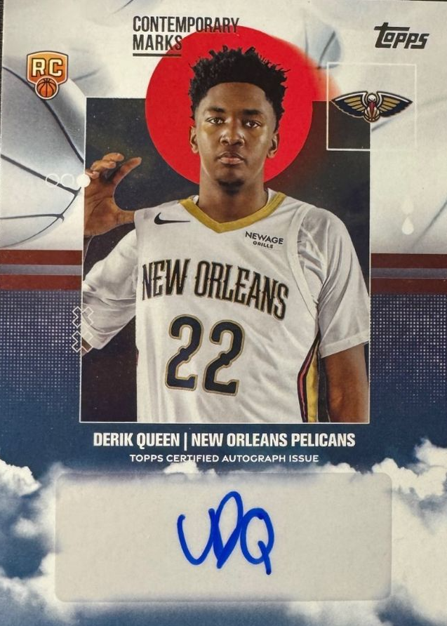 Derik Queen 2025 Topps #CM-DQ Contemporary Marks Price Guide - Sports ...