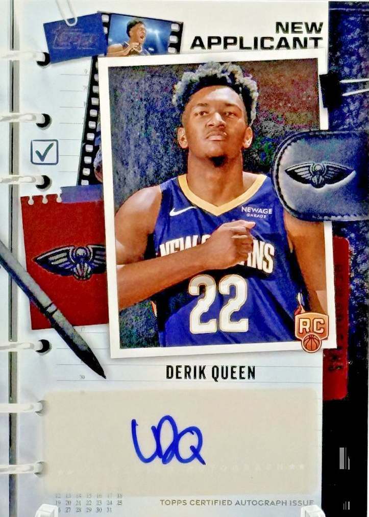 Derik Queen 2025 Topps #NA-DK New Applicants Autographs Price Guide ...