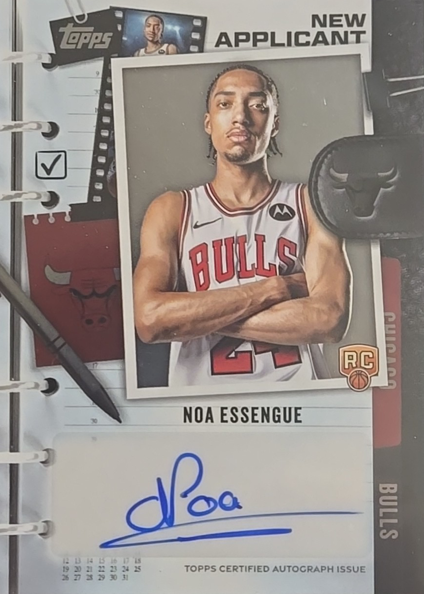 Noa Essengue 2025 Topps #NA-NE New Applicants Autographs Price Guide ...