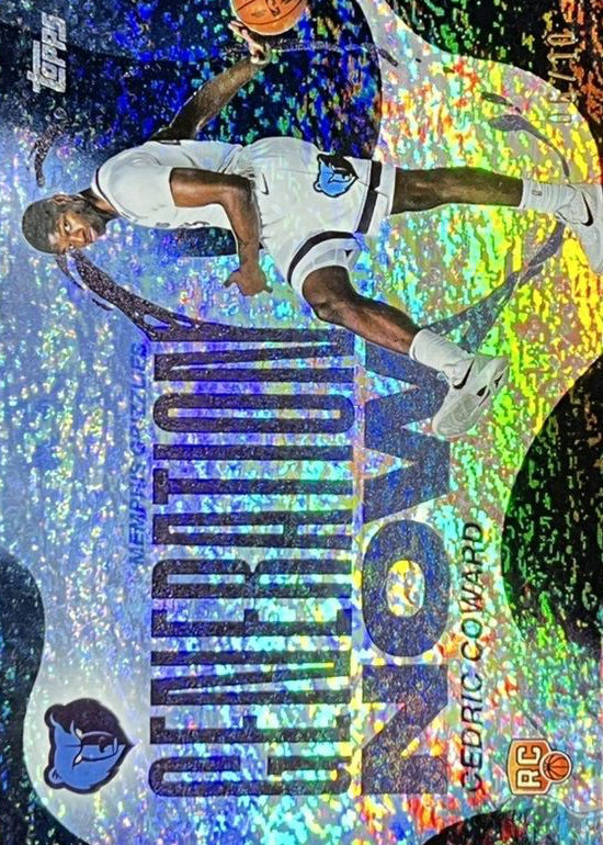 Cedric Coward 2025 Topps #GN-11 Generation Now - Black Holo Foil /10 ...