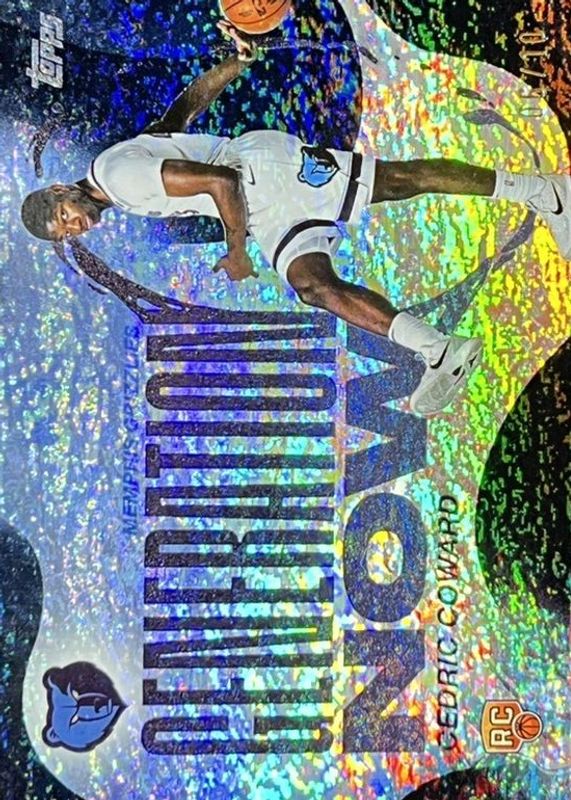 Cedric Coward 2025 Topps #GN-11 Generation Now - Black Holo Foil /10 ...