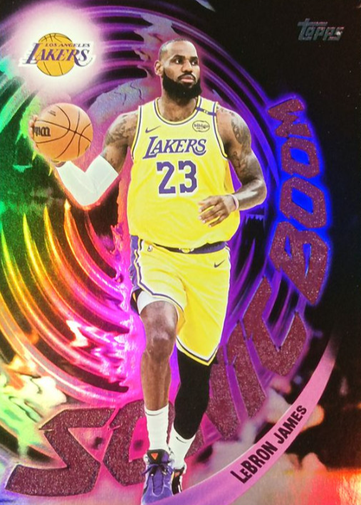 LeBron James 2025 Topps #SB-1 Sonic Boom /(SSP) Price Guide - Sports ...