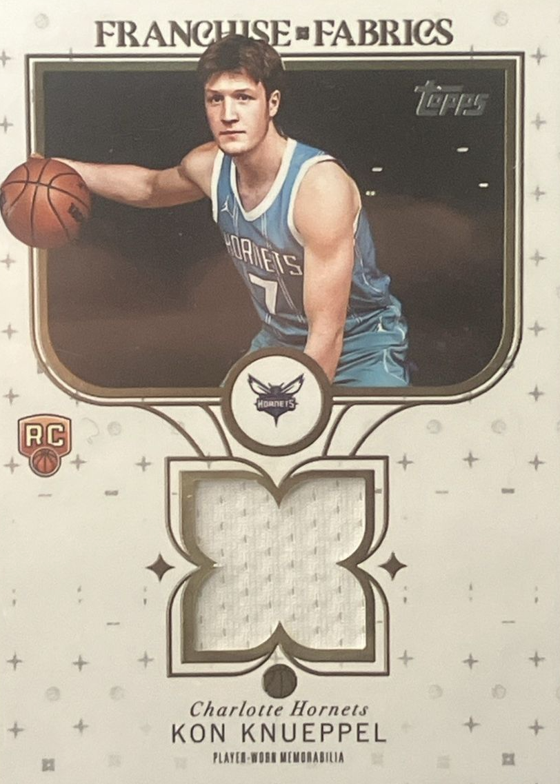 Kon Knueppel 2025 Topps #FF-KK Franchise Fabrics Price Guide - Sports ...