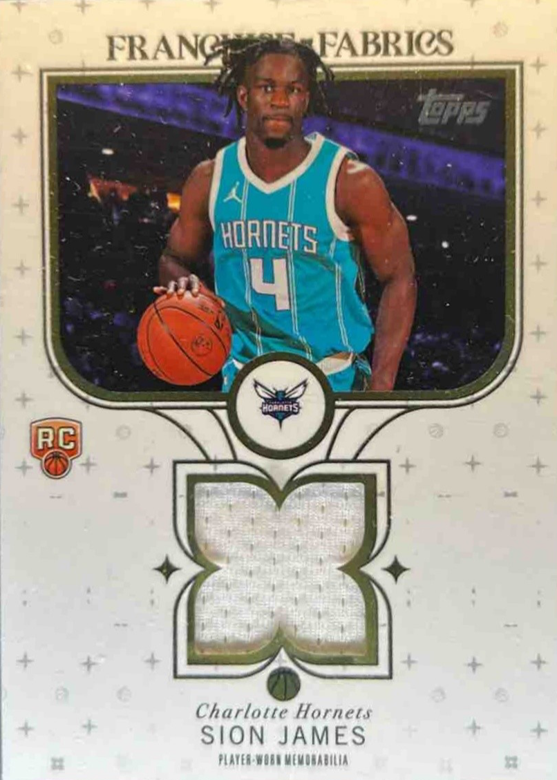 Sion James 2025 Topps #FF-SJ Franchise Fabrics Price Guide - Sports ...