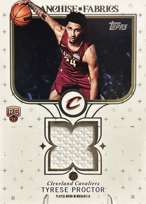 Tyrese Proctor 2025 Topps #FF-TP Franchise Fabrics Price Guide - Sports ...