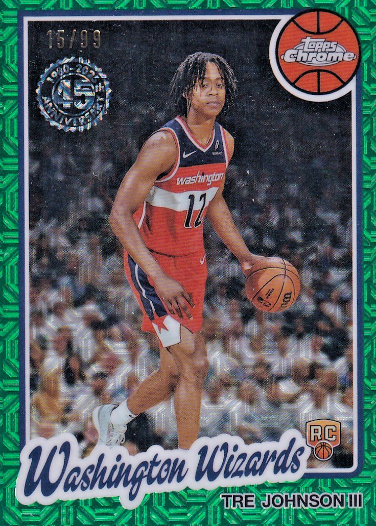 Tre Johnson III 2025 Topps Silver Pack #TC-TJ 1980-81 Topps Chrome ...