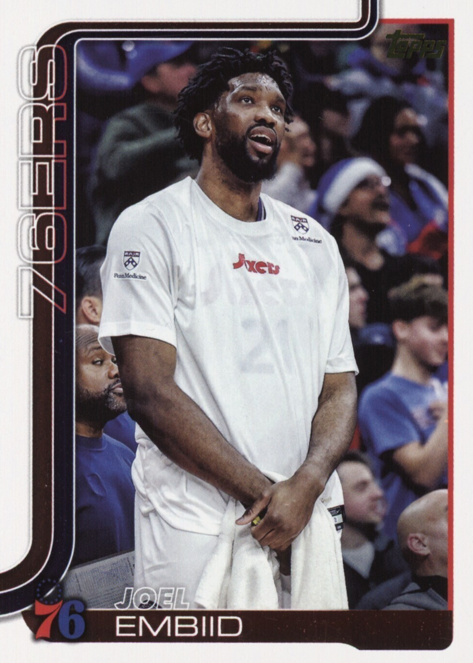Joel Embiid 2025 Topps #22 Golden Mirror Image Variation /(SSP) Price ...