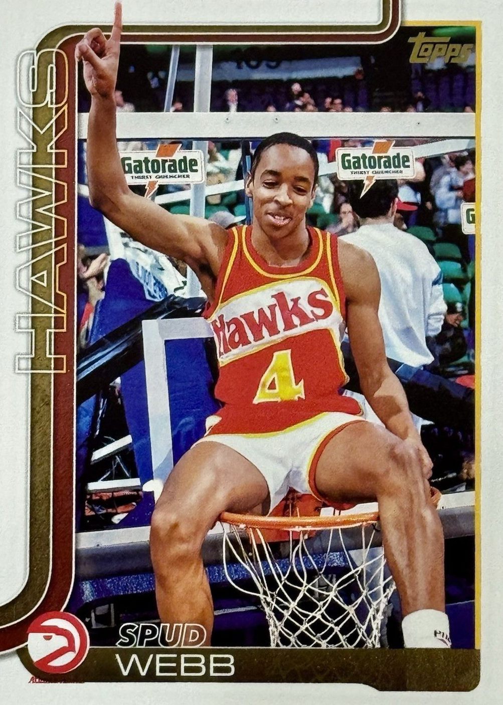 Spud Webb 2025 Topps #266 Golden Mirror Image Variation /(SSP) Price ...