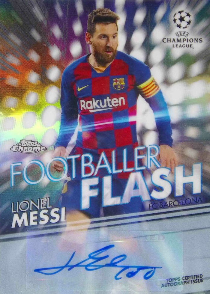 Lionel Messi 2019 Topps Chrome UEFA Champions League #FF-LM Footballer ...
