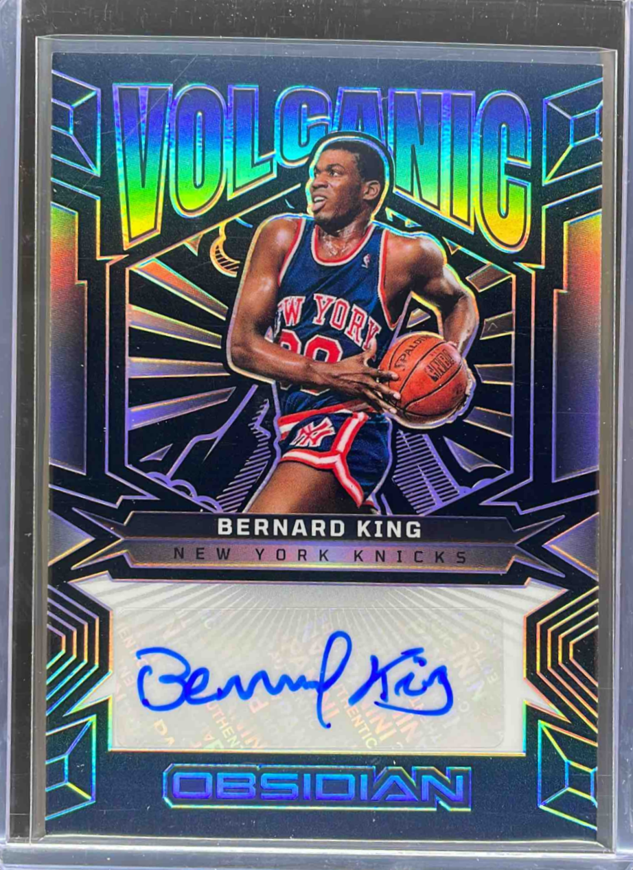 Bernard King 2024 Obsidian #VS-KNG Volcanic Signatures /149 Price Guide ...