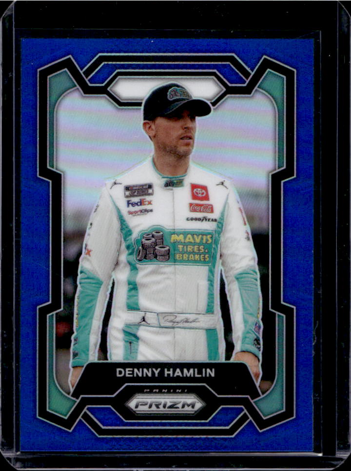 Denny Hamlin 2024 Prizm NASCAR #98 Blue /199 Price Guide - Sports Card ...