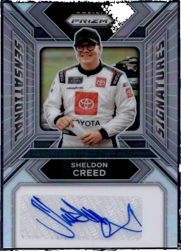 Sheldon Creed 2024 Prizm NASCAR #SS-SCD Sensational Signatures Price ...