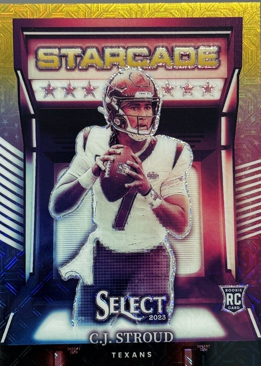 CJ Stroud 2023 Select #STC-CST Starcade - Gold /10 Price Guide - Sports ...
