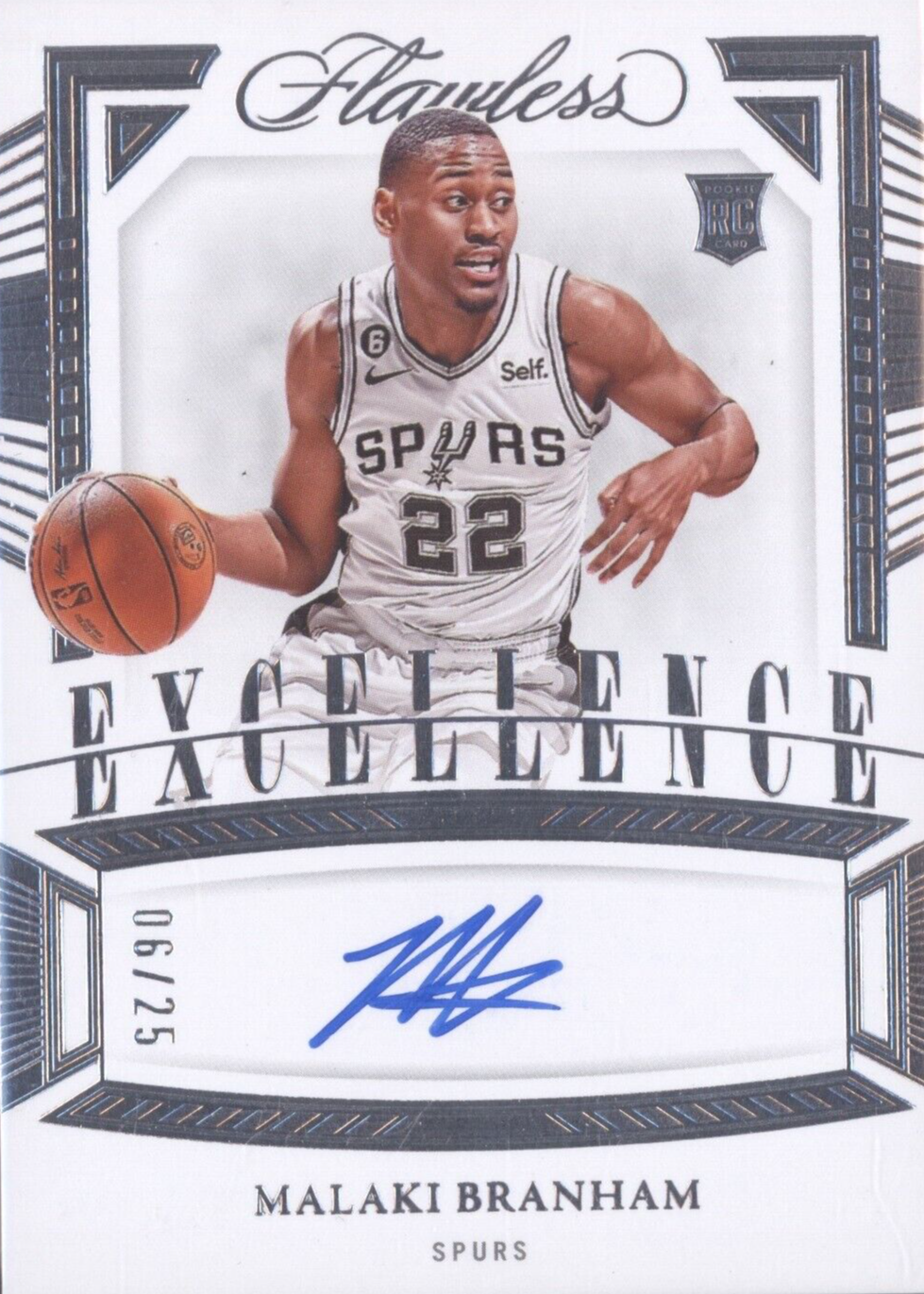 Malaki Branham 2022 Flawless #ES-MBH Excellence Signatures /25 Price ...