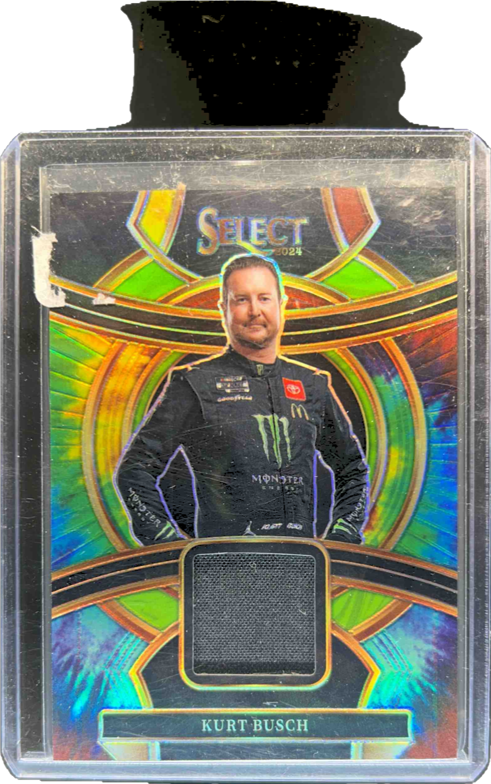 Kurt Busch 2024 Select NASCAR #SS-KUB Selective Swatches Tie-Dye /25 ...