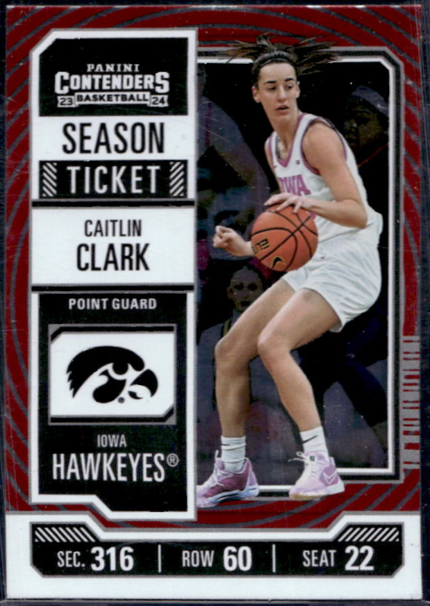 Caitlin Clark 2024 Panini Caitlin Clark Collection #CC4 College Contenders - Target Price Guide ...