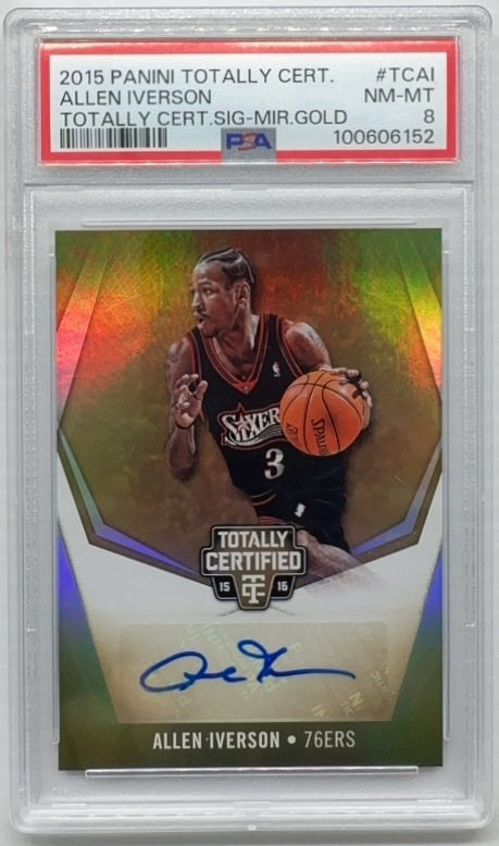 Allen Iverson 2015 Totally Certified #TC-AI Totally Certified ...