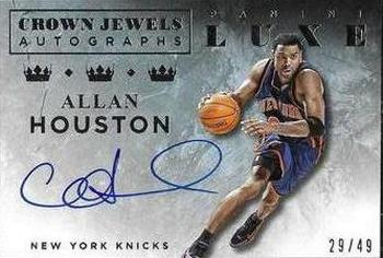 Allan Houston 2015 Luxe #CJ-AHT Crown Jewels Autographs /49 Price Guide ...