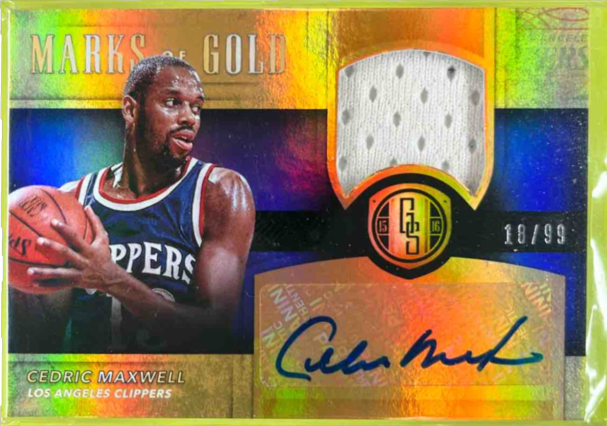 Cedric Maxwell 2015 Gold Standard #27 Marks of Gold /49 Price Guide ...