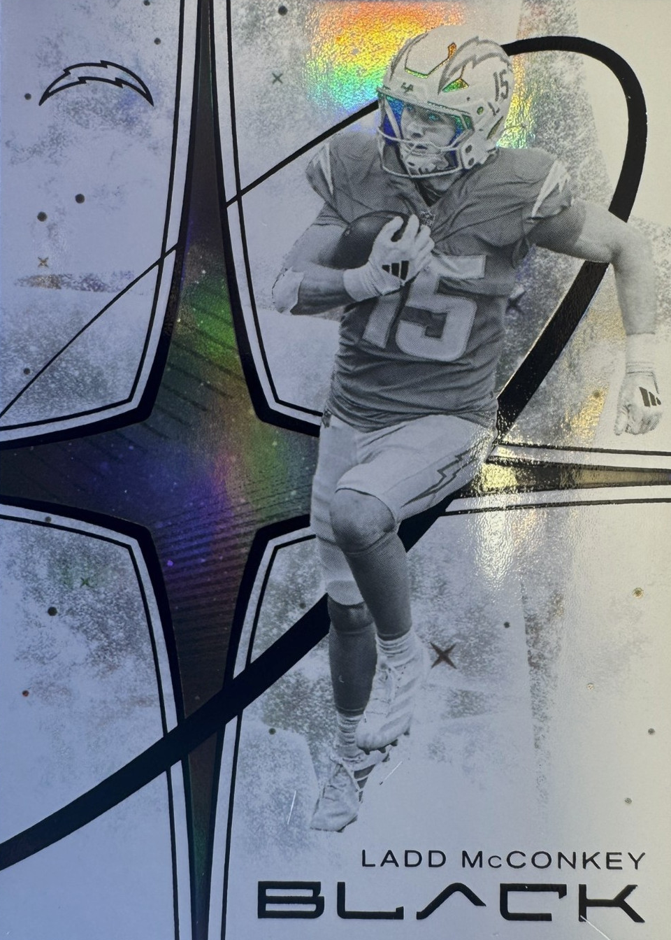 Ladd McConkey 2025 Black #11 White Night /(SSP) Price Guide - Sports Card Investor