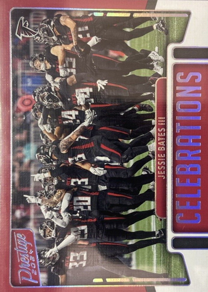 Jessie Bates III 2024 Prestige #CEL-JBS Celebrations /(SSP) Price Guide ...