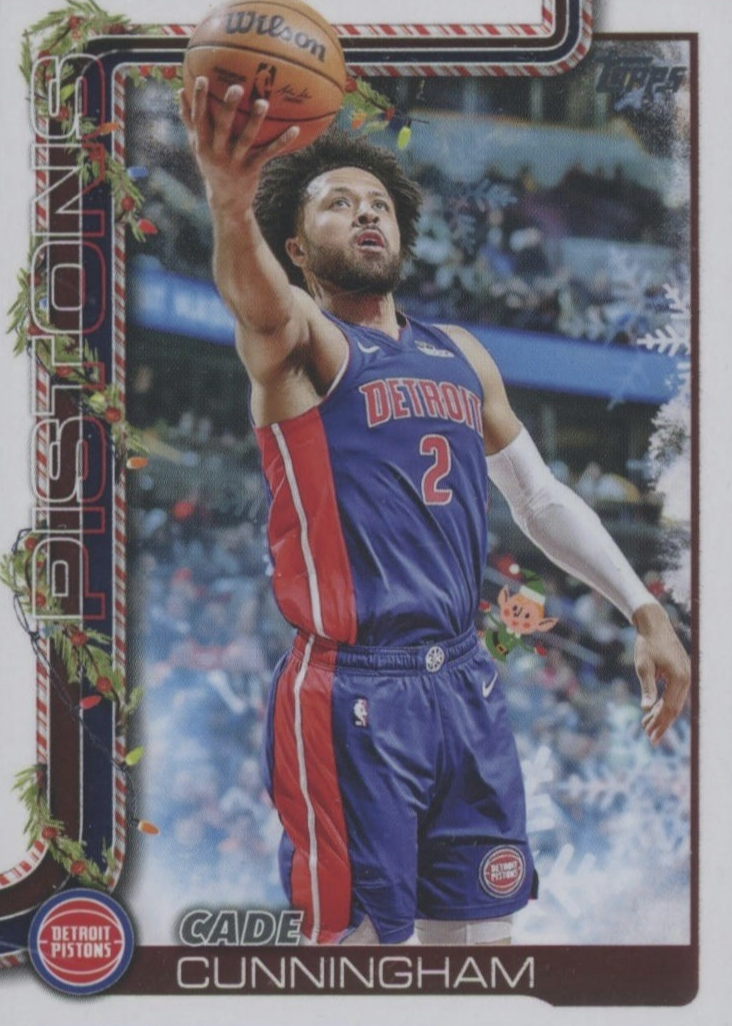 Cade Cunningham 2025 Topps Holiday #HE-CC Hidden Elf Price Guide ...