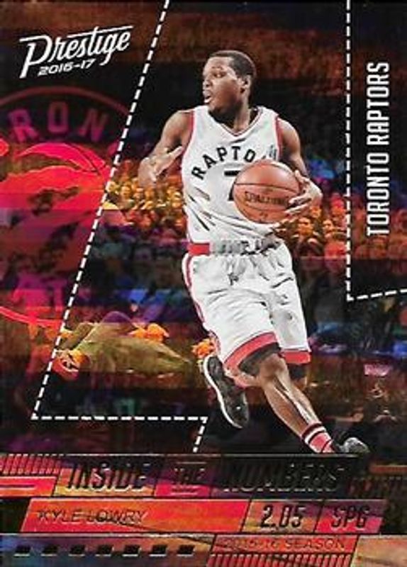 Kyle Lowry 2016 Prestige #20 Inside the Numbers - Horizon Price Guide ...