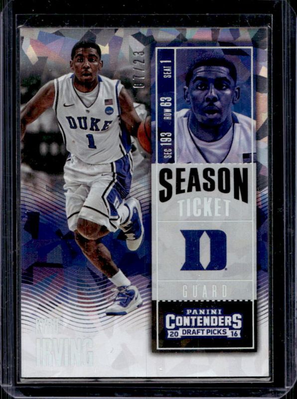 Kyrie Irving 2016 Contenders Draft Picks #62 Cracked Ice Ticket /23 ...