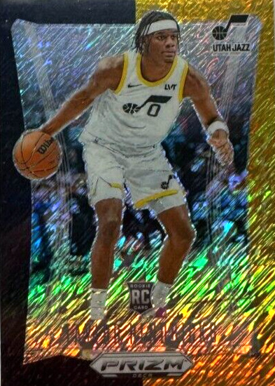 Taylor Hendricks 2023 Prizm Deca #300 FOTL Black Gold Shimmer /8 Price ...