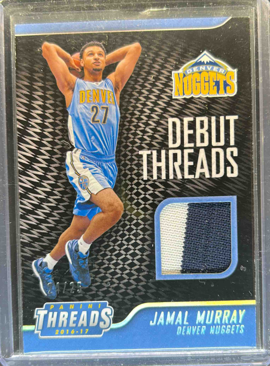 Jamal Murray 2016 Threads #8 Debut Threads - Prime /25 Price Guide ...