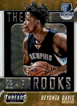 Deyonta Davis 2016 Threads #4 The Rooks Price Guide - Sports Card Investor