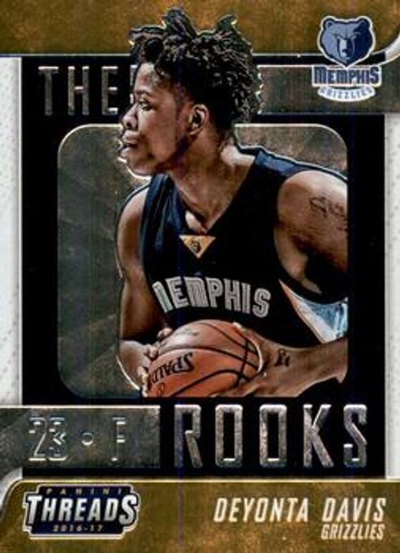 Deyonta Davis 2016 Threads #4 The Rooks Price Guide - Sports Card Investor