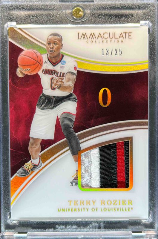 Terry Rozier 2016 Immaculate Collegiate #11 Numbers Memorabilia - Prime ...