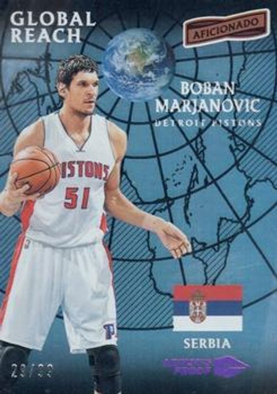 Boban Marjanovic 2016 Aficionado #105 Artist's Proof Red /99 Price ...