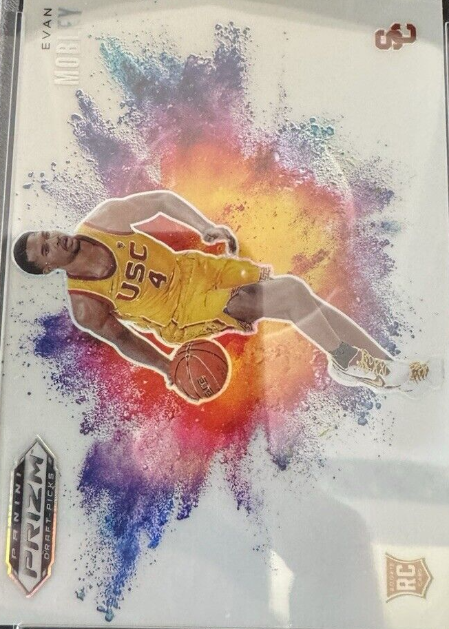 Evan Mobley 2021 Prizm Draft Picks #2 Color Blast /(SSP) Price Guide ...