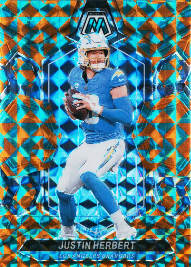 Justin Herbert 2024 Mosaic #120 Tessellation /15 Price Guide - Sports ...