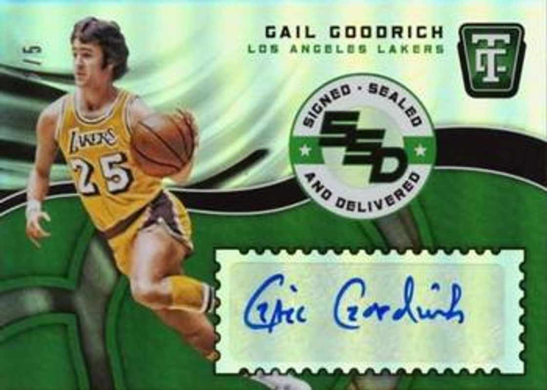 Gail Goodrich 2017 Totally Certified #SSD-GG Signed, Sealed ...
