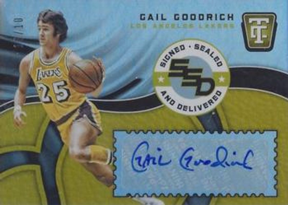 Gail Goodrich 2017 Totally Certified #SSD-GG Signed, Sealed ...